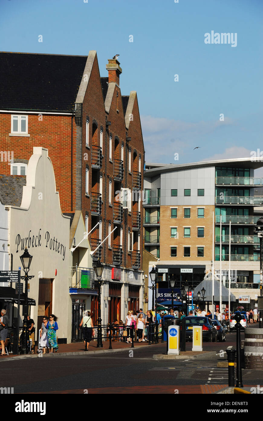 A view of Poole town centre Dorset UK Stock Photo - Alamy