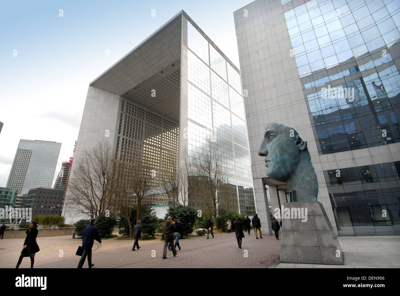 The striking architecture of La Defense, business district of PARIS ...