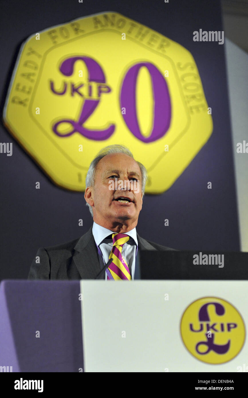 London, UK. 21st Sep, 2013. Neil Hamilton, UKIP Deputy Chairman ...