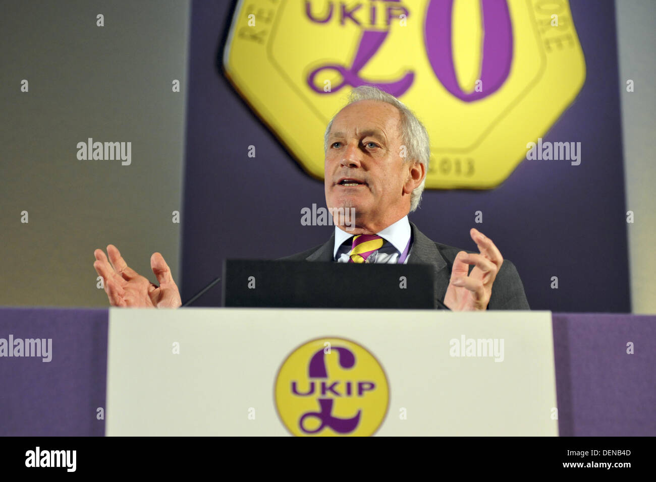London, UK. 21st Sep, 2013. Neil Hamilton, UKIP Deputy Chairman ...