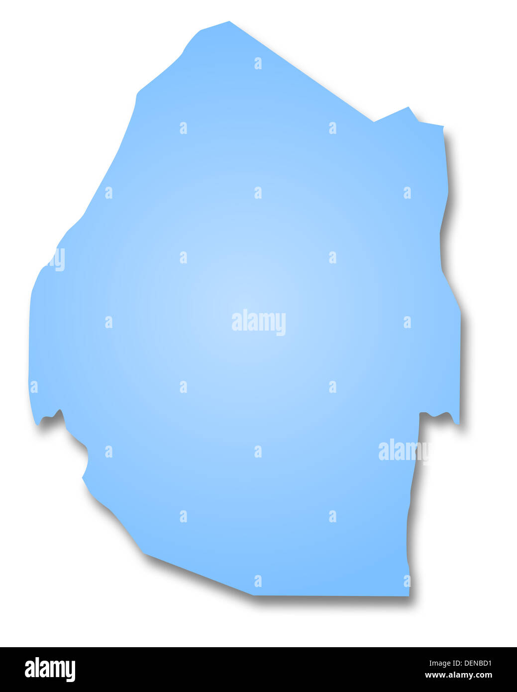 Map of Swaziland Stock Photo - Alamy