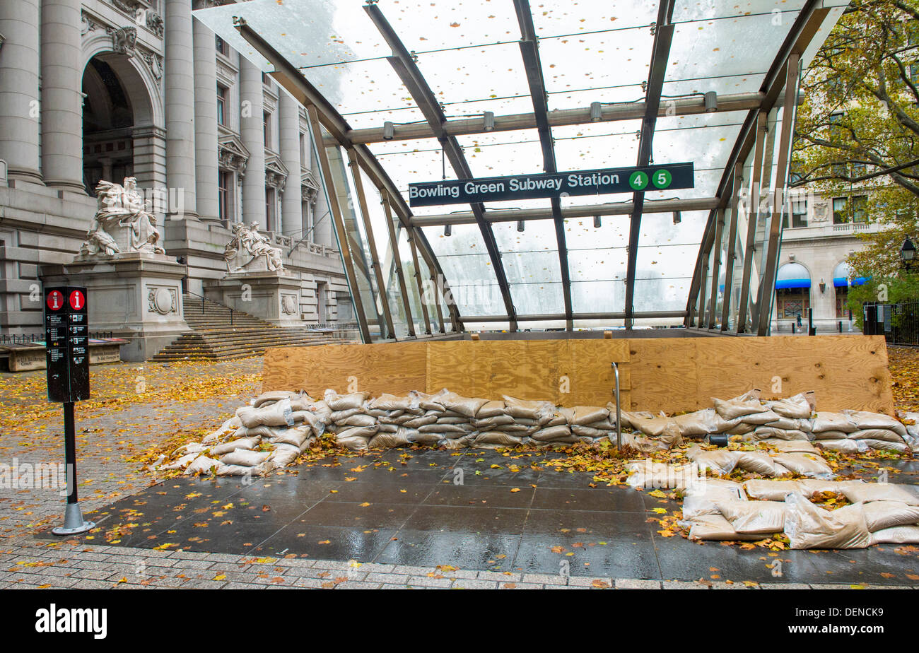 Hurricane Sandy Damage Subway