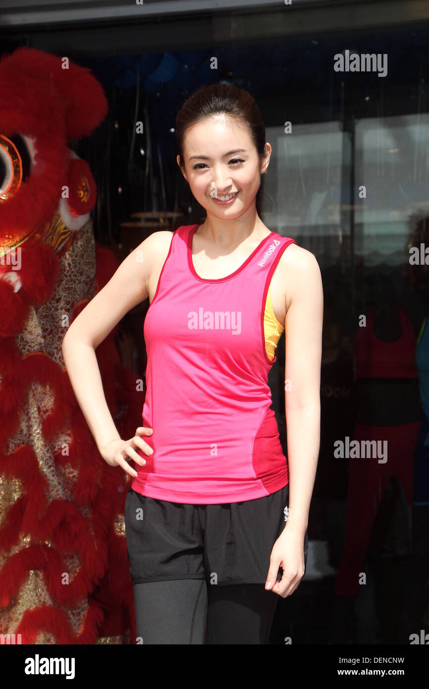 Actress Ariel Lin attends commercial activity in Taipei,China on ...