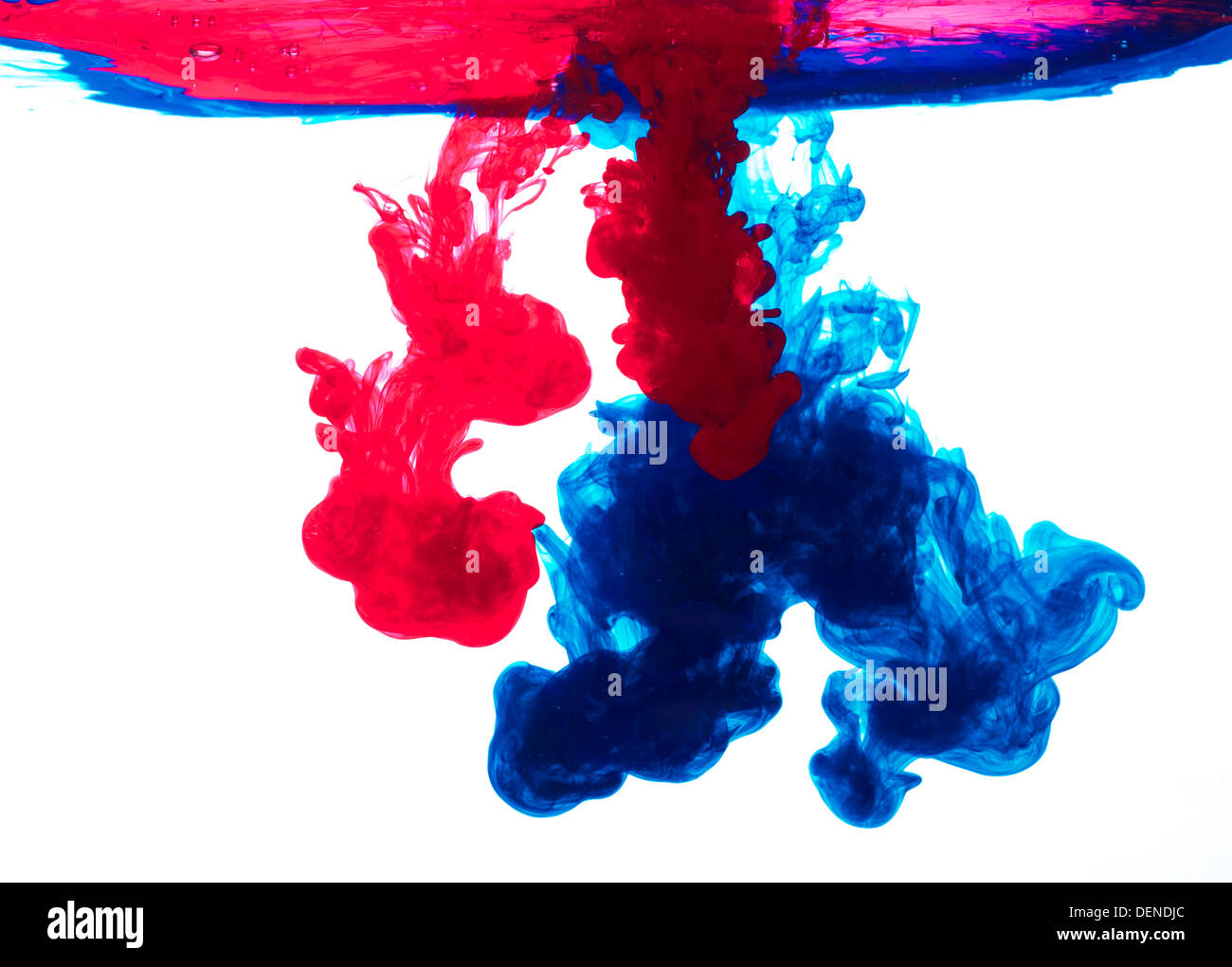 inks in water the color abstraction Stock Photo - Alamy