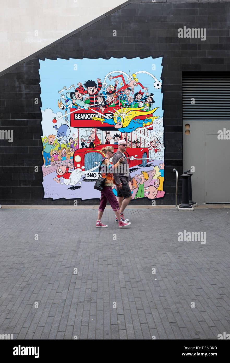 Bash Street Kids Beano Festival Mural South Bank London Stock Photo - Alamy