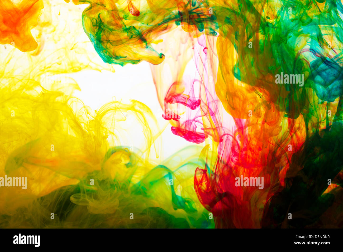 inks in water the color abstraction Stock Photo - Alamy