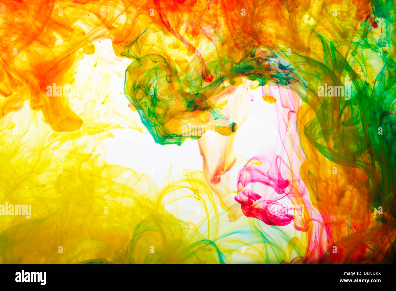 inks in water the color abstraction Stock Photo - Alamy
