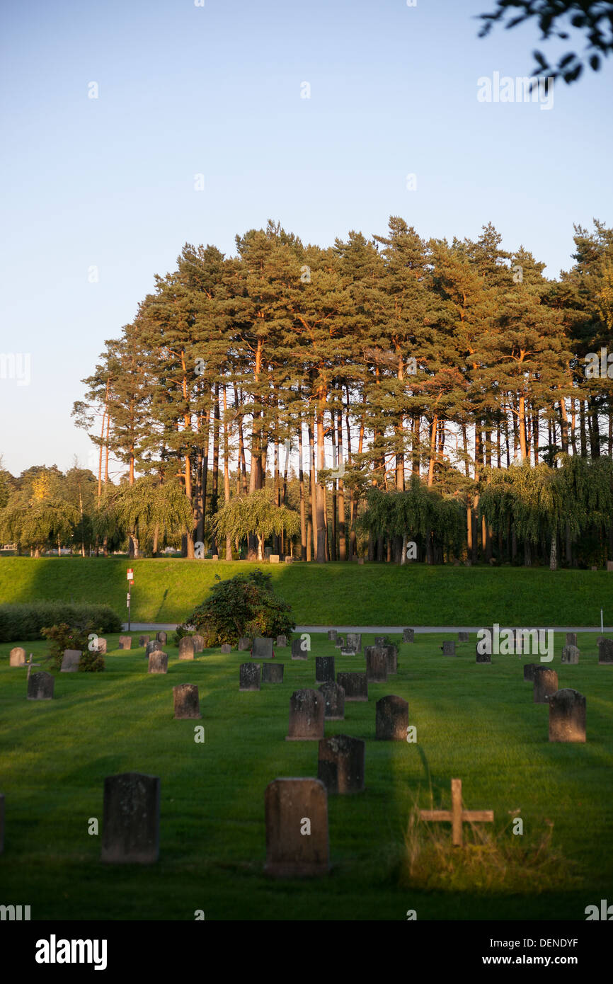 Sweden stockholm skogskyrkogården cemetery hi-res stock photography and ...
