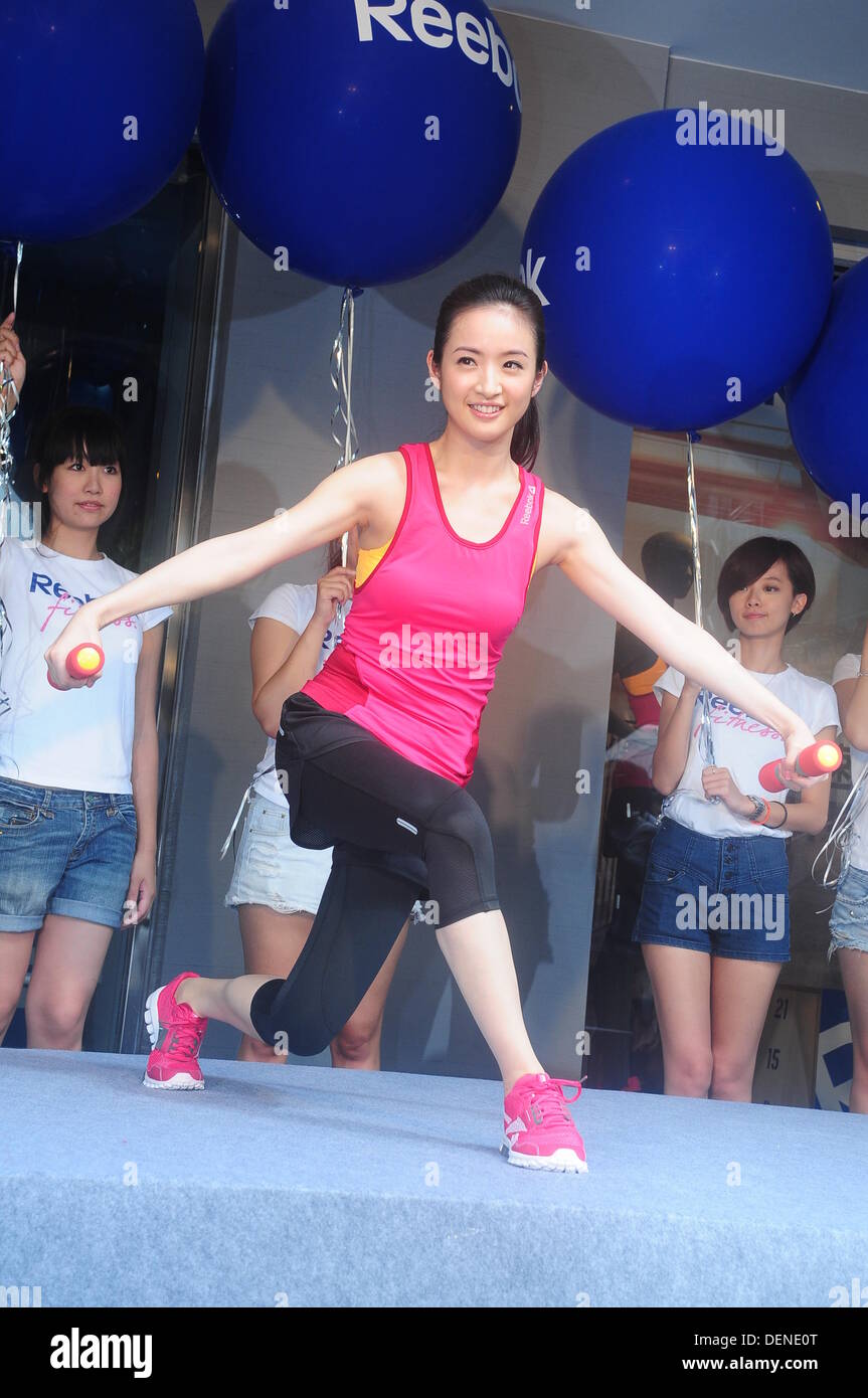 Actress Ariel Lin attends commercial activity in Taipei,China on ...
