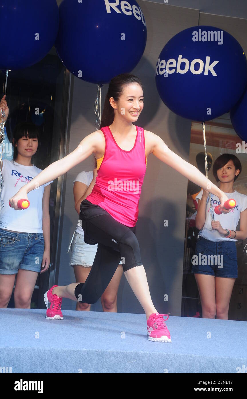 Actress Ariel Lin attends commercial activity in Taipei,China on ...