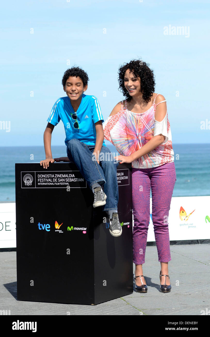 San Sebastian, Spain. 21st Sep, 2013. Actor Samuel Lange Zambrano and ...