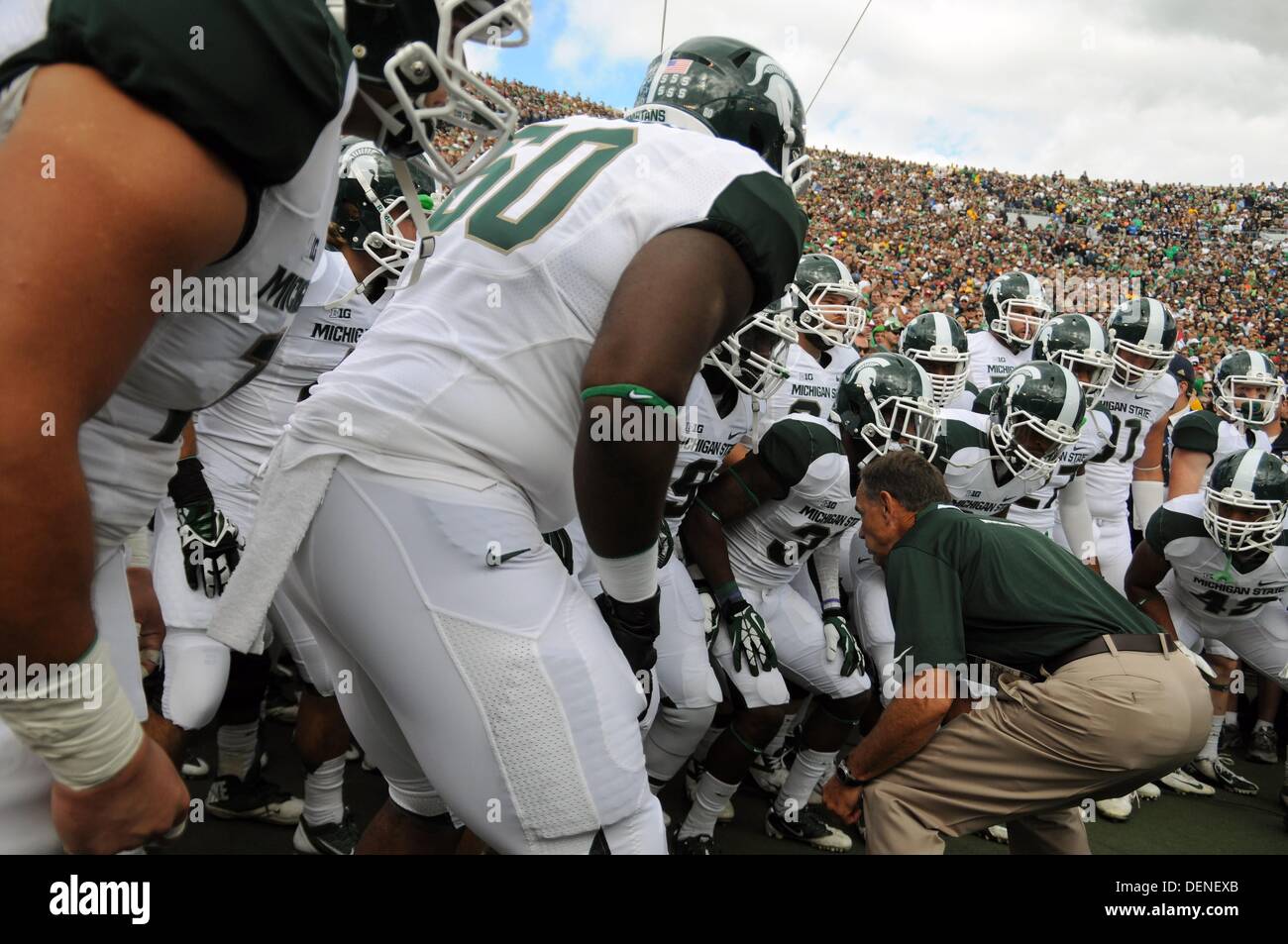 Sept. 21, 2013 - South Bend, Mi, U.S.A - September 21st, 2013: Braxston ...