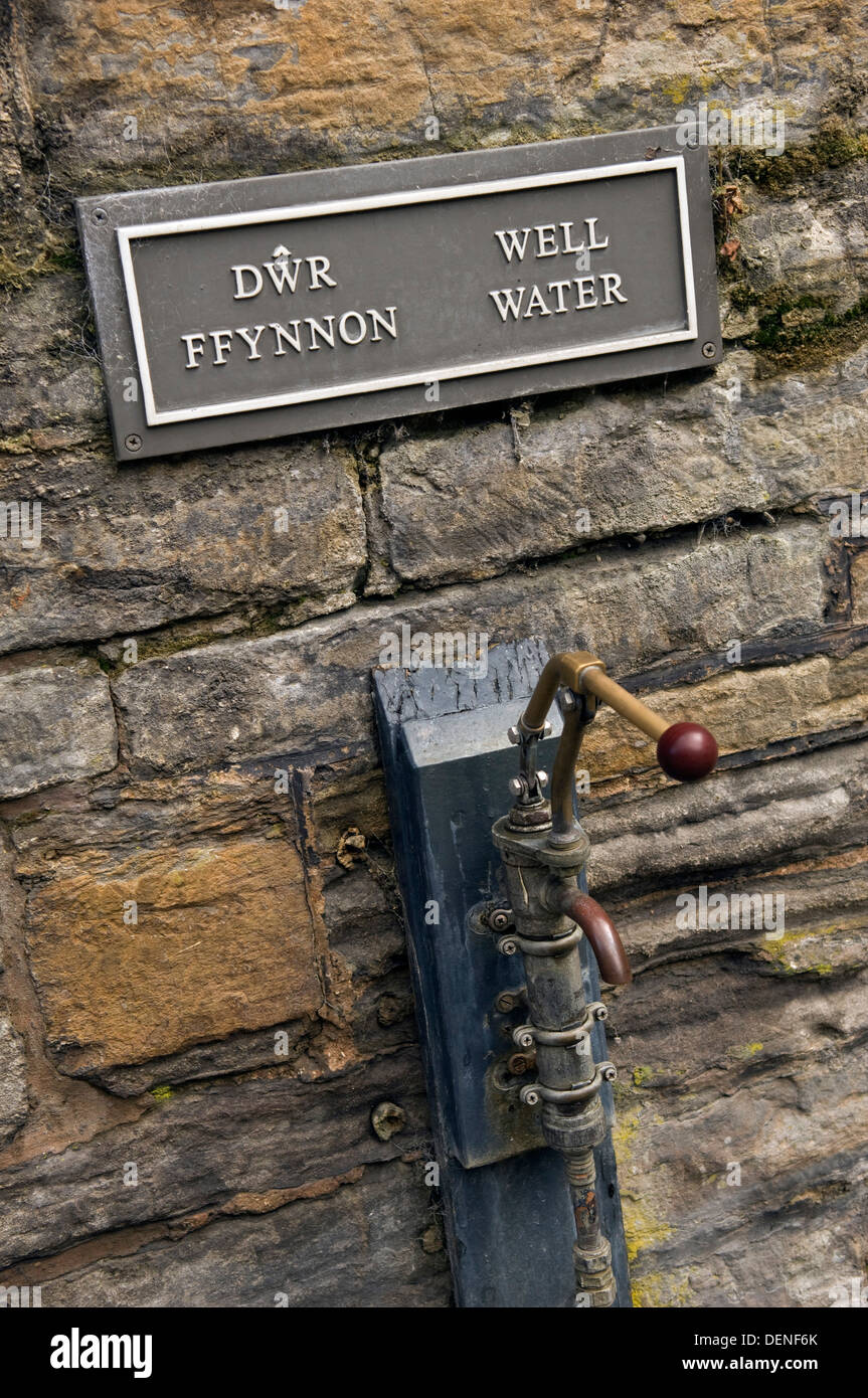 St.Winefride's Well,a holy site where a spring brings water from the ...