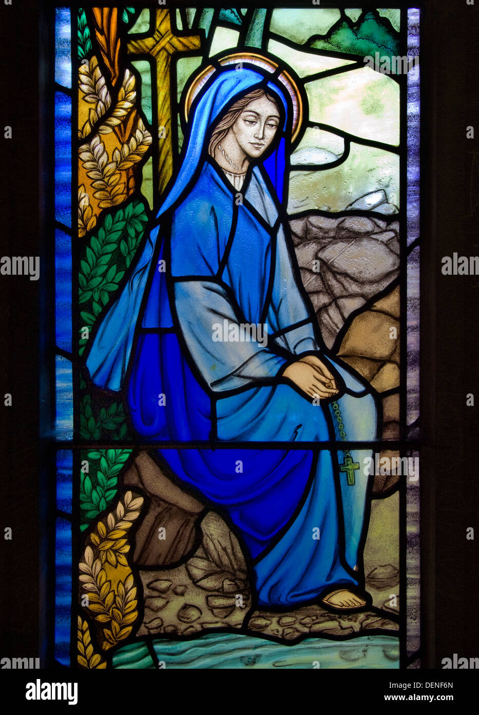 St.Winefride's Well,a holy site where a spring brings water from the ...