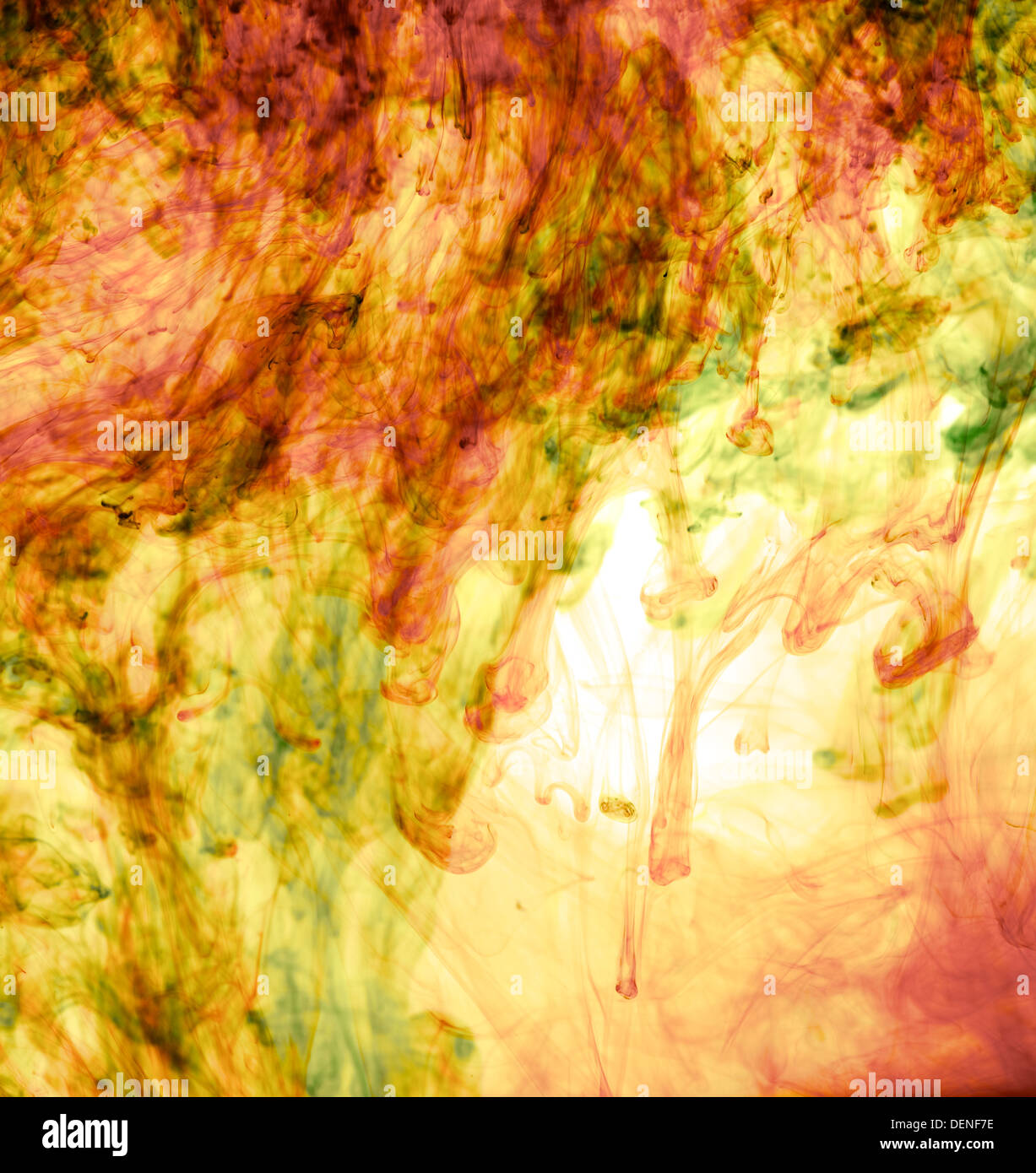 inks in water the color abstraction Stock Photo - Alamy