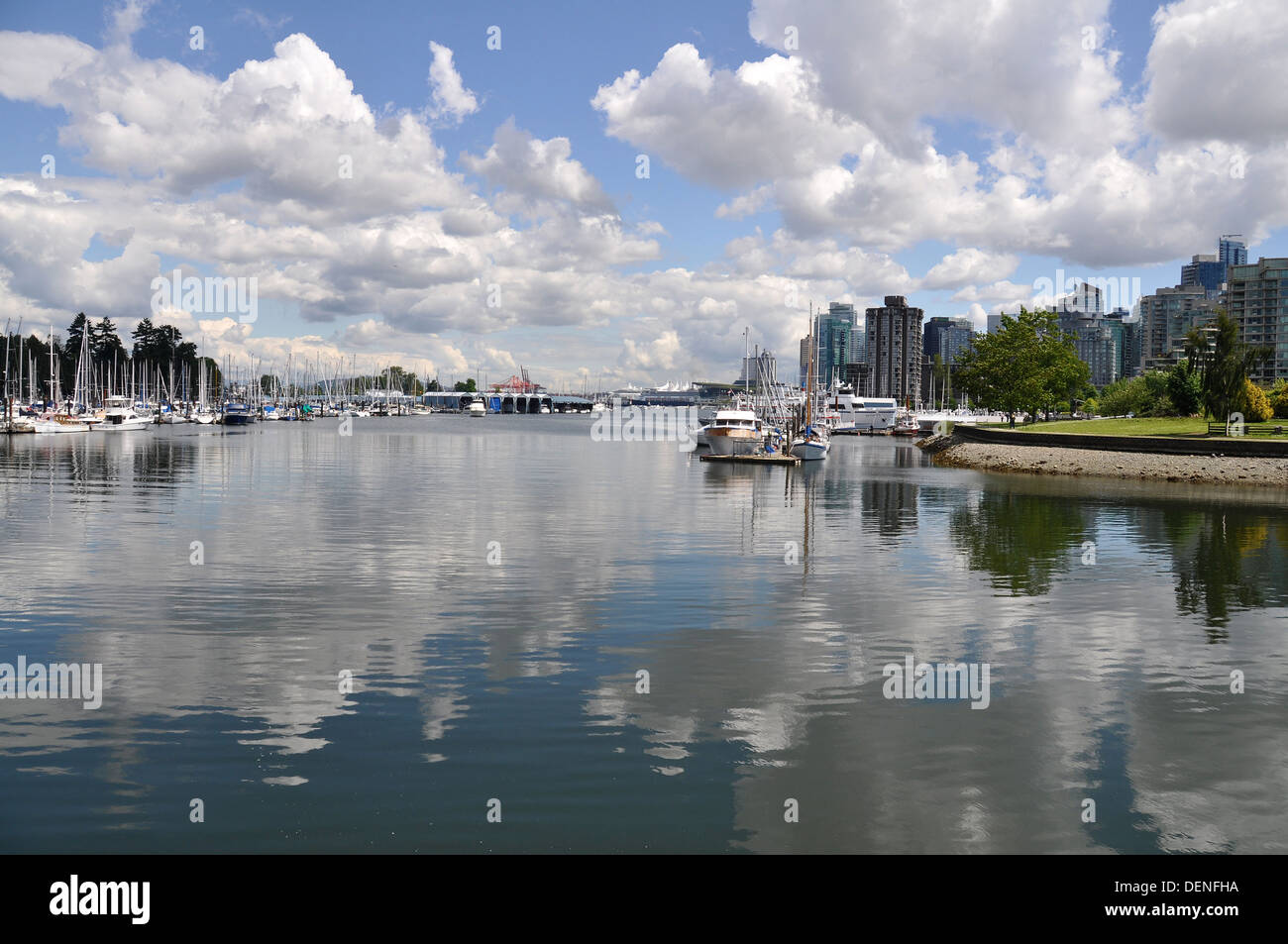 Burrard Inlet and Coal Harbour, Vancouver, Canada Stock Photo - Alamy