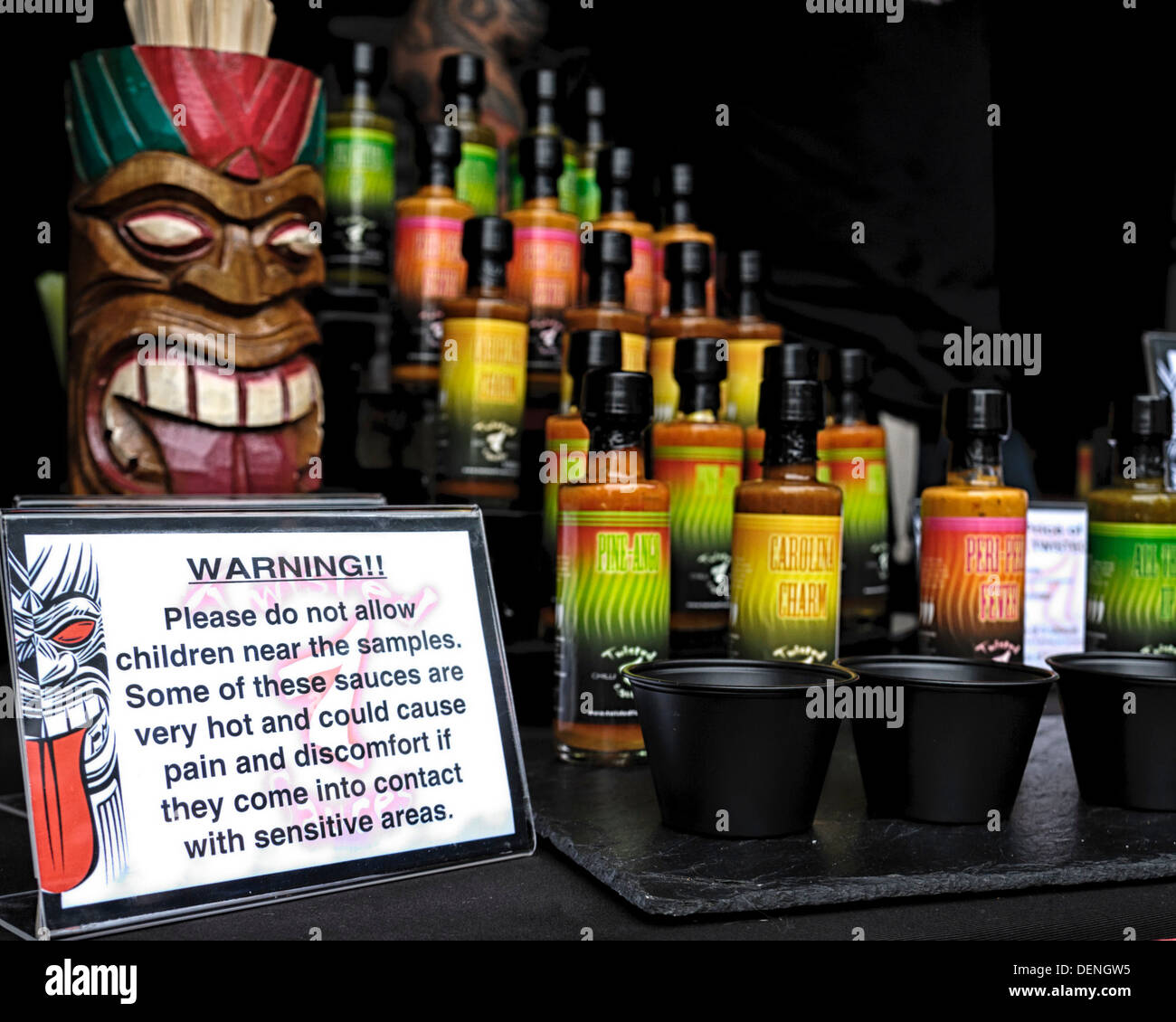 Brighton, UK, 22/09/2013 : Fiery Foods Festival, now in its 8th year ...