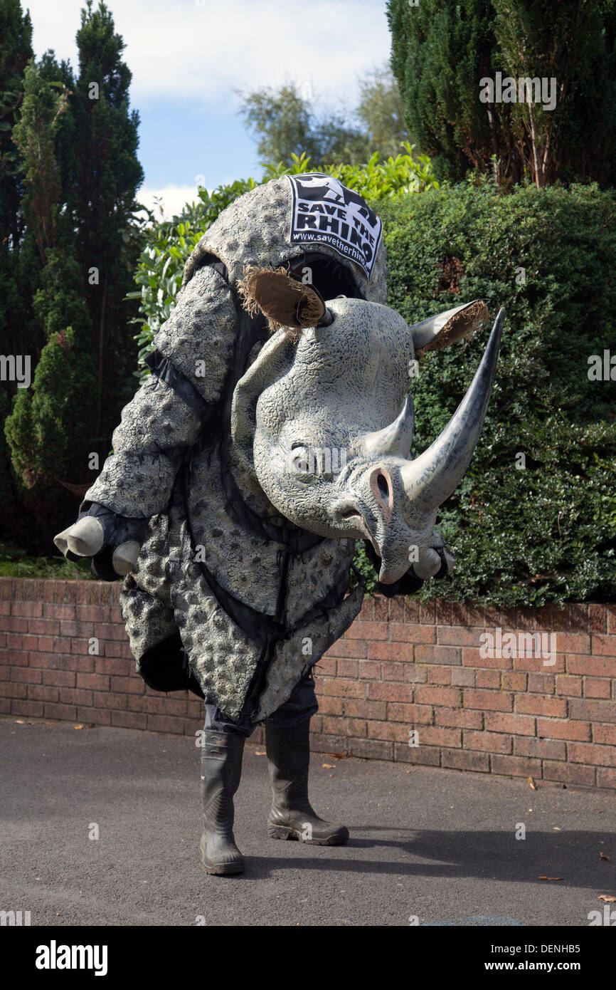 Knowsley Safari World Rhino Day. 22nd September, 2013. Claire Daniel ...