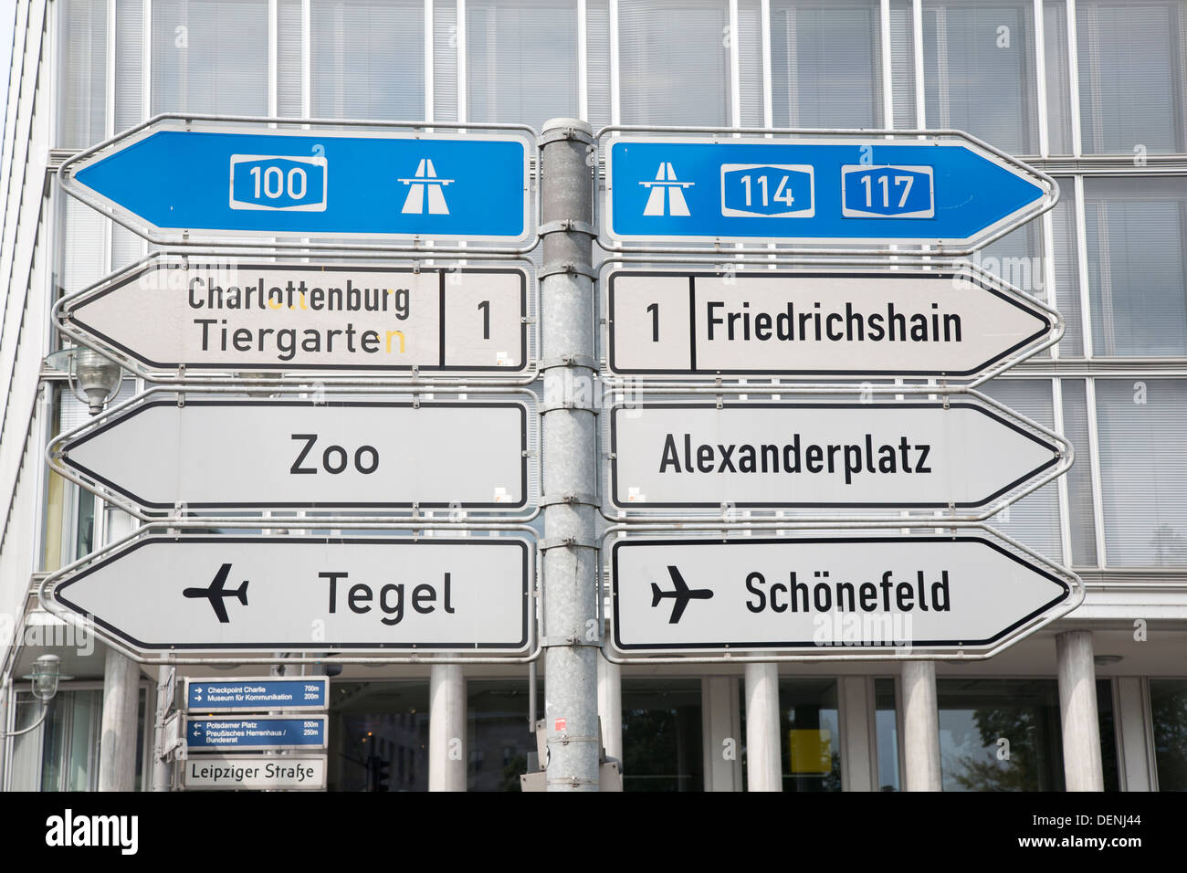 Berlin road sign hi-res stock photography and images - Alamy