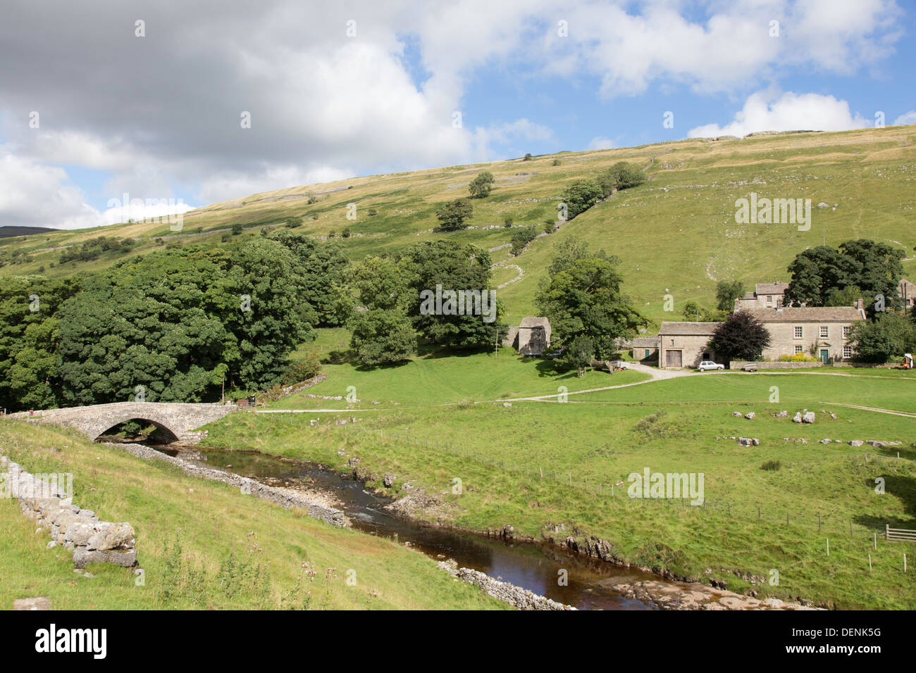 Yockenthwaite a farming hamlet in Langstrothdale, Yorkshire Dales ...