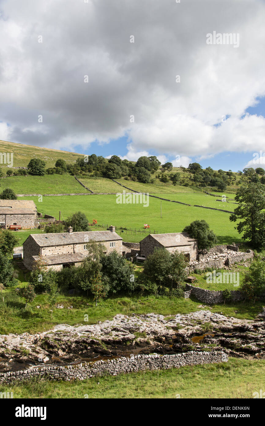 Yockenthwaite a farming hamlet in Wharfdale, Yorkshire Dales National ...