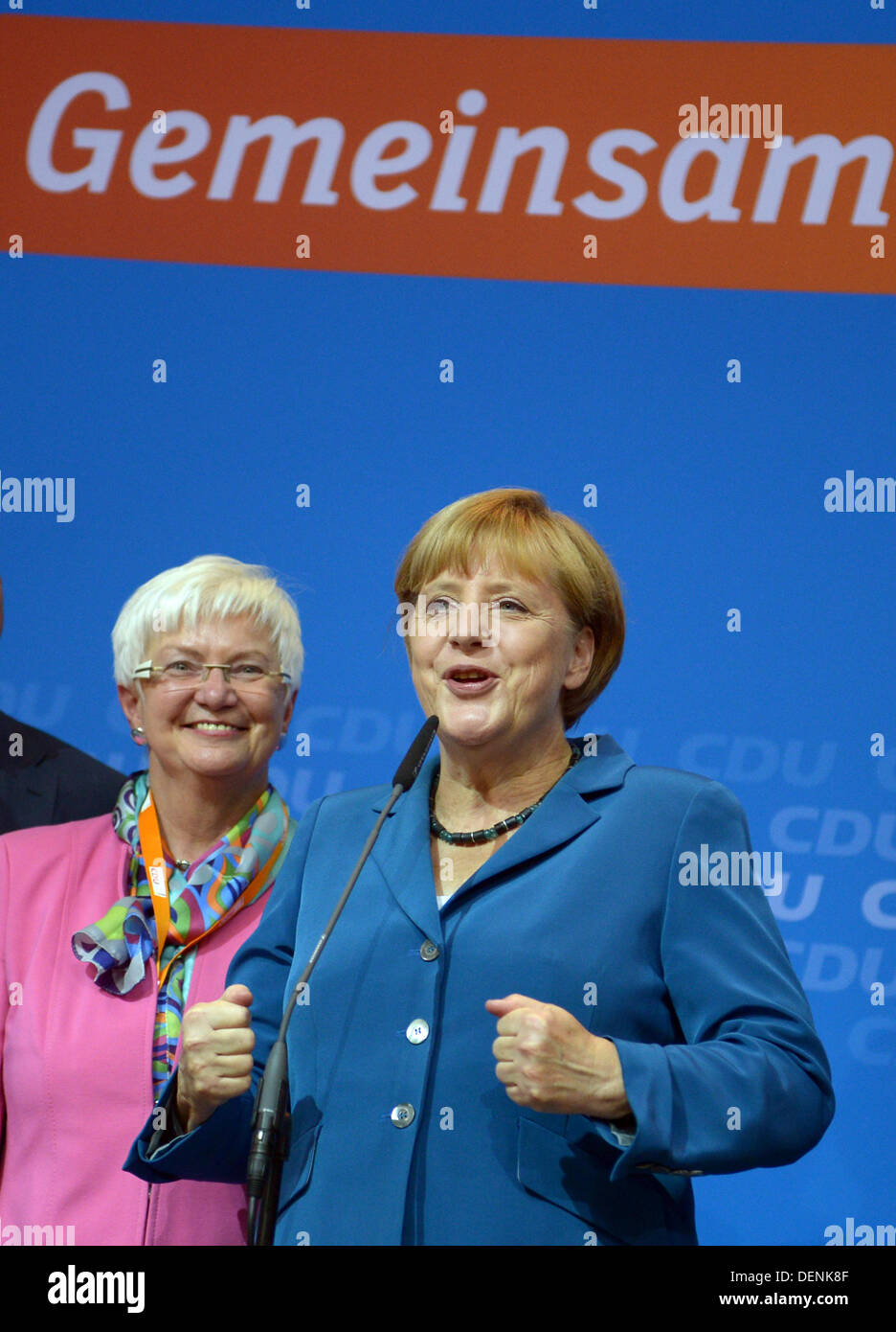 Berlin, Germany. 22nd Sep, 2013. German Chancellor Angela Merkel (CDU ...