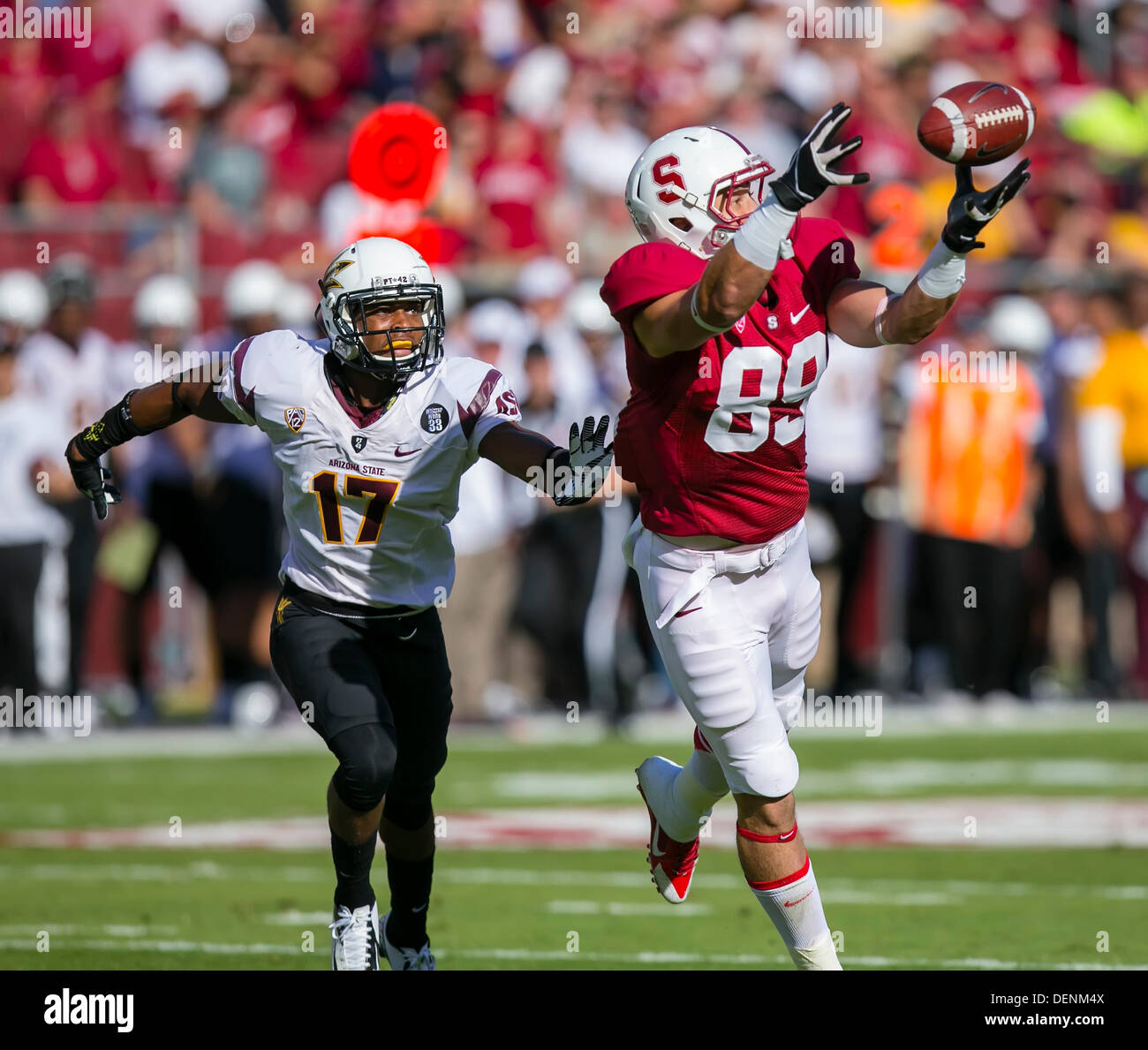 September 21, 2013: Stanford Cardinal wide receiver Devon Cajuste (89 ...