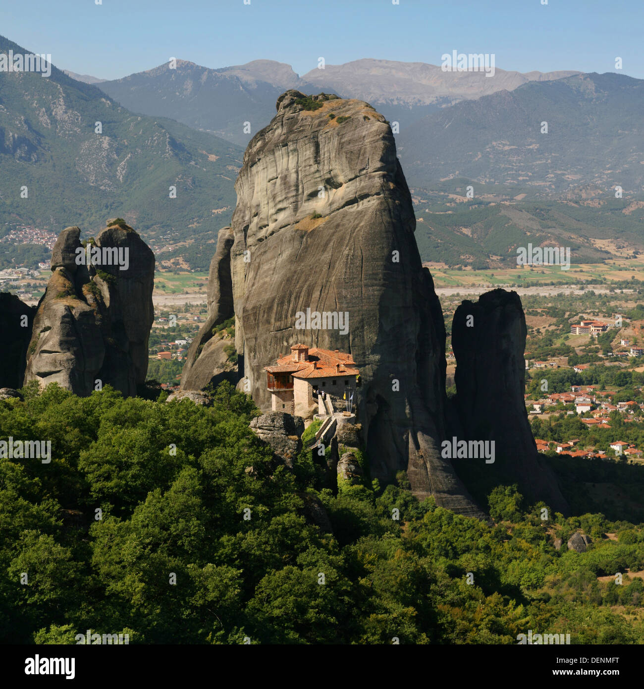 Roussanou monastery in Meteora, Thessaly, Greece Stock Photo - Alamy