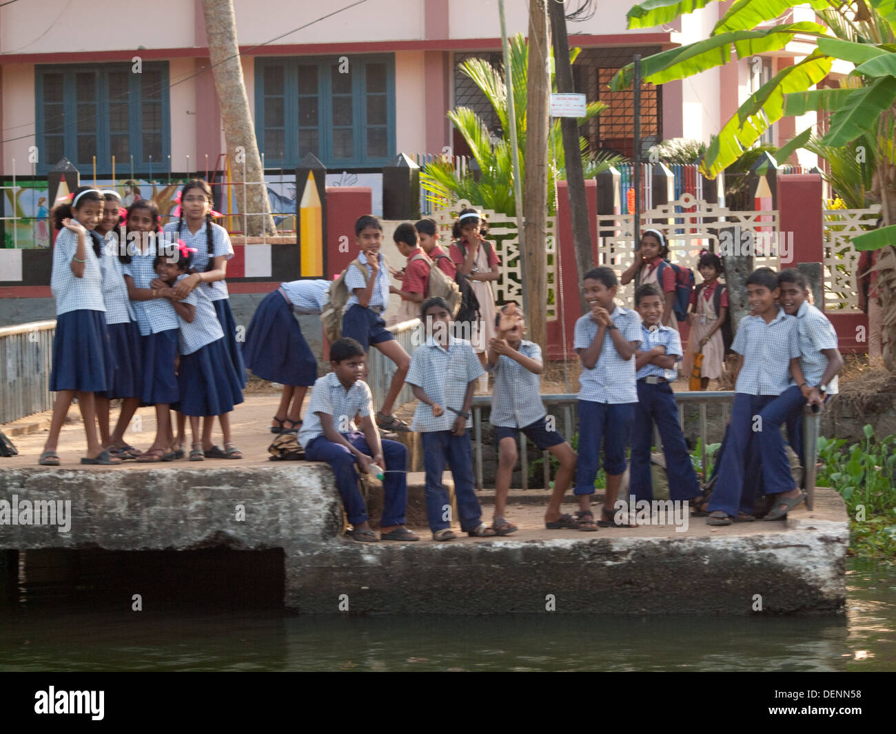 School kids India Stock Photo - Alamy