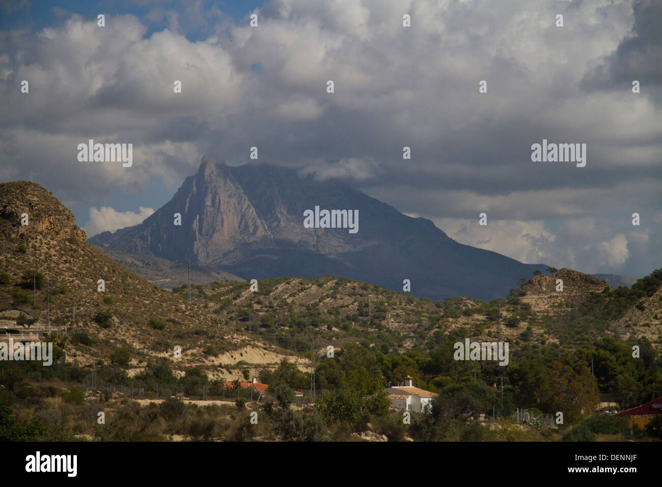 Blue Mountain storm clouds and sun Stock Photo - Alamy