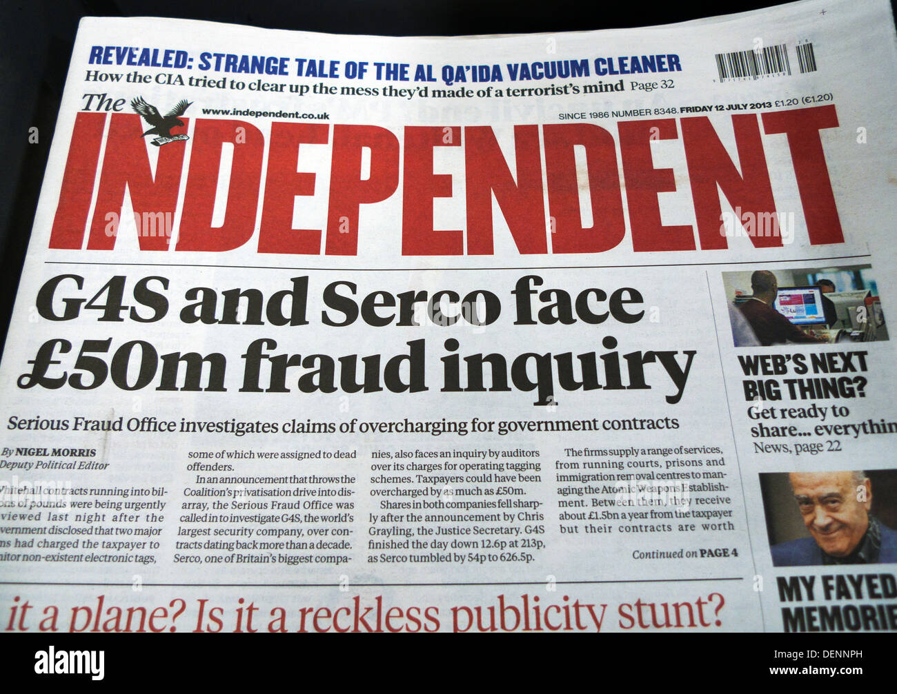 Independent newspaper headline g4s serco hi-res stock photography and ... Independent newspaper headline g4s serco hi-res stock photography and ...