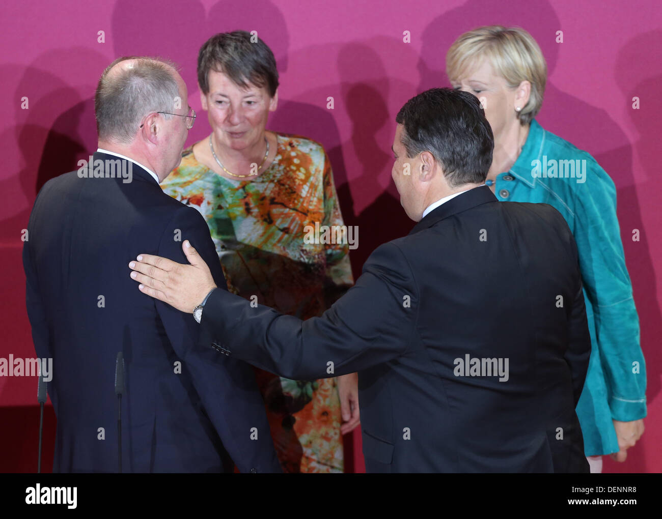 Berlin, Germany. 22nd Sep, 2013. SPD chancellor candidate Peer ...