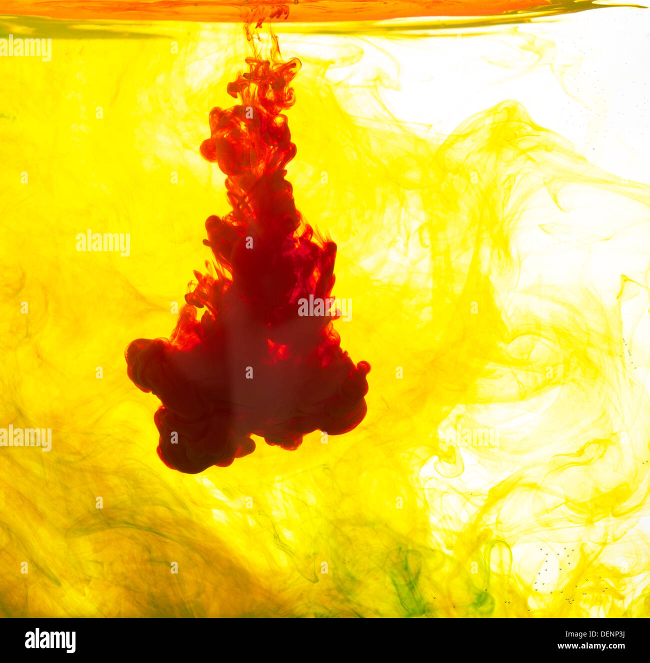 inks in water, color abstraction, color explosion Stock Photo - Alamy