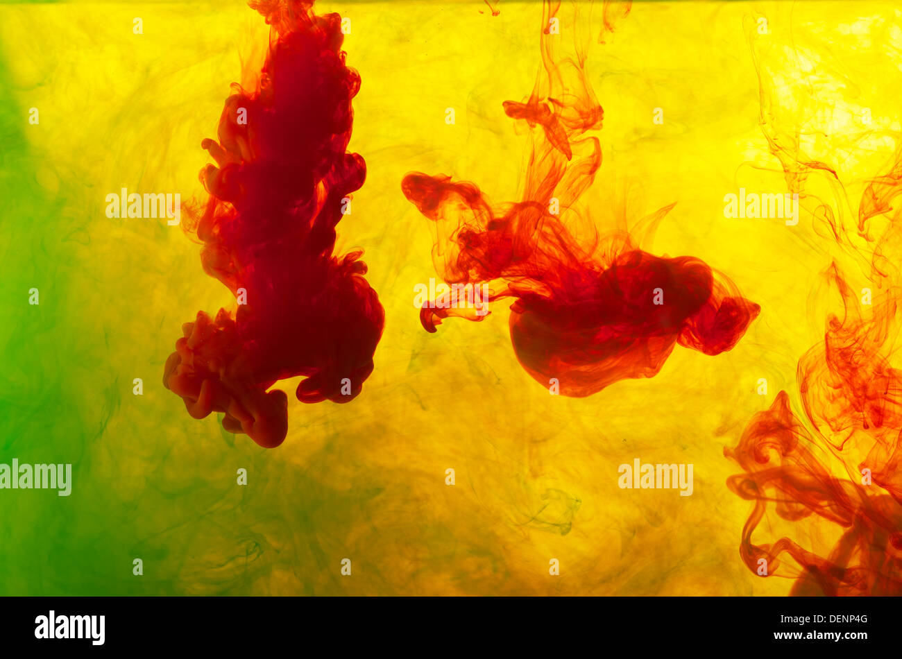 inks in water, color abstraction, color explosion Stock Photo - Alamy