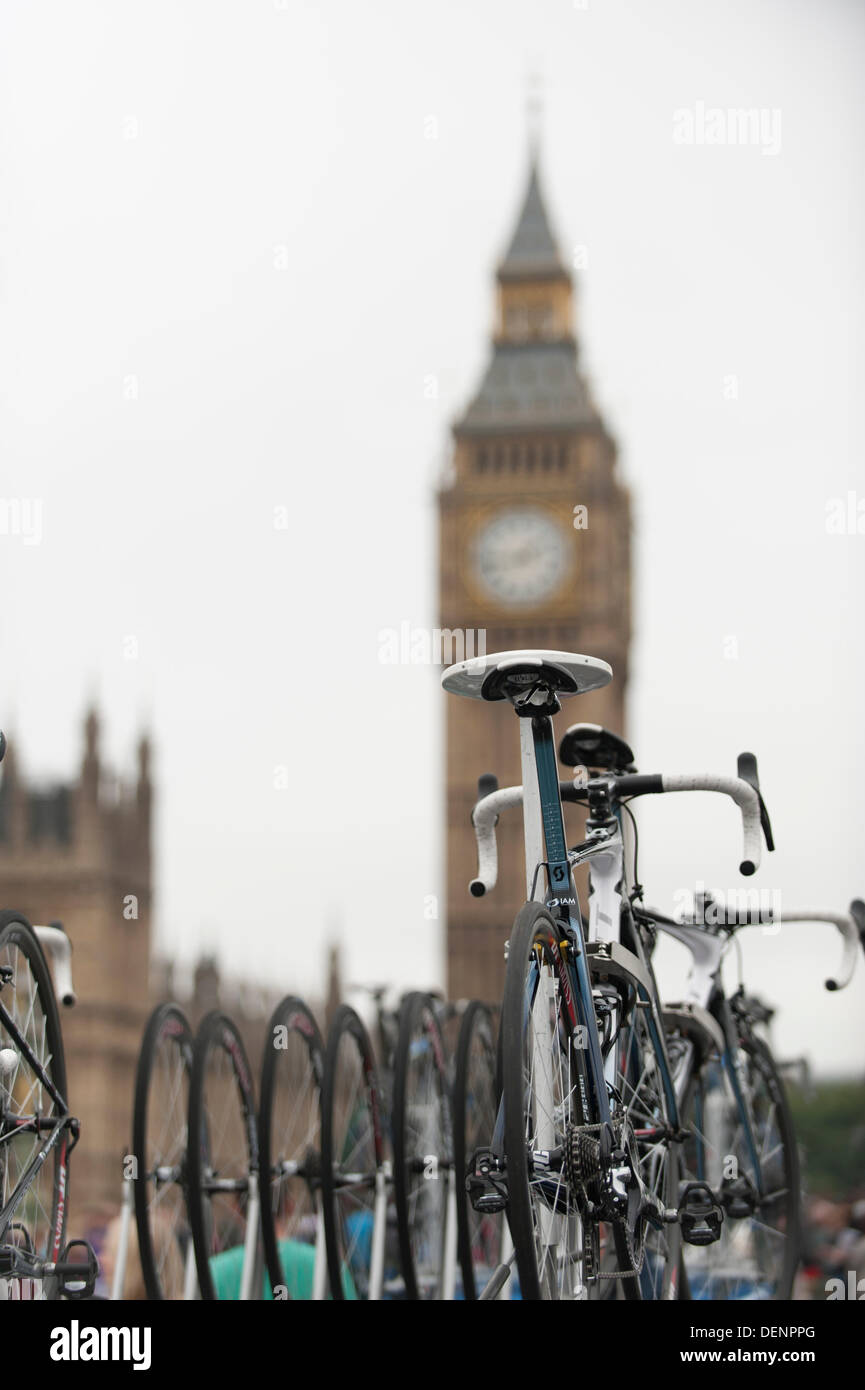 22.09.2013, London, UK. State of the art bike team technology on ...