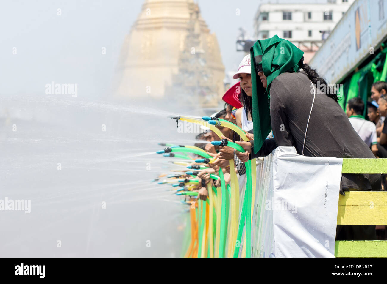 Thingyan water festival hi-res stock photography and images - Alamy