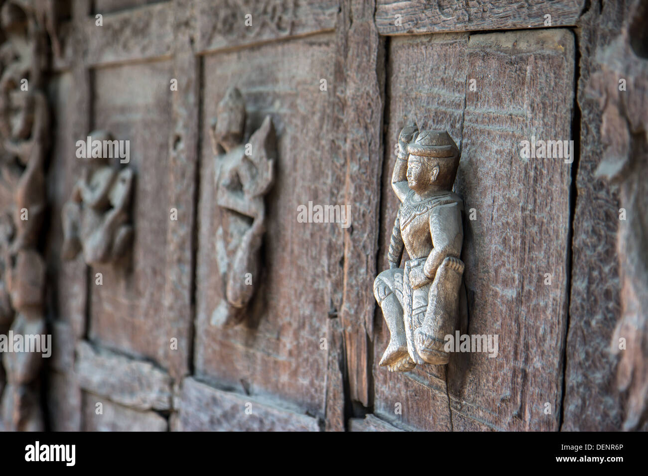 Shwe Kyaung Temple - Shwe Nan Daw kyaung (Golden monastery Stock Photo ...