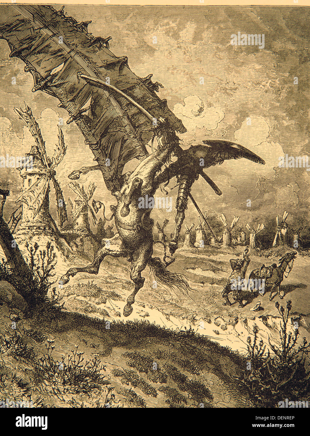 Engraving by gustave dore hi-res stock photography and images - Alamy