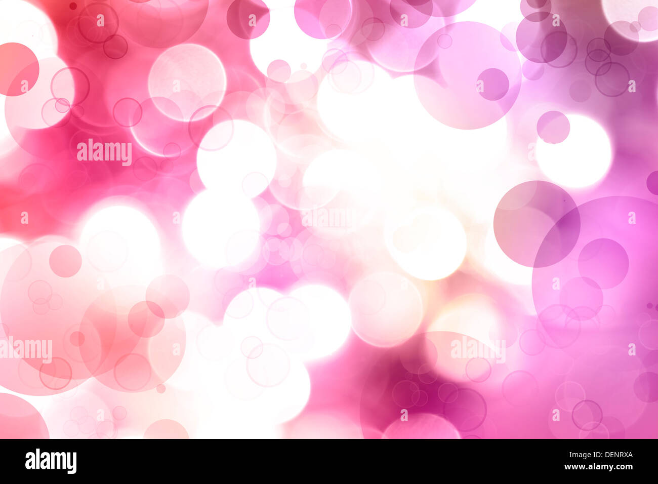 Bright circles of light pink tone background Stock Photo - Alamy