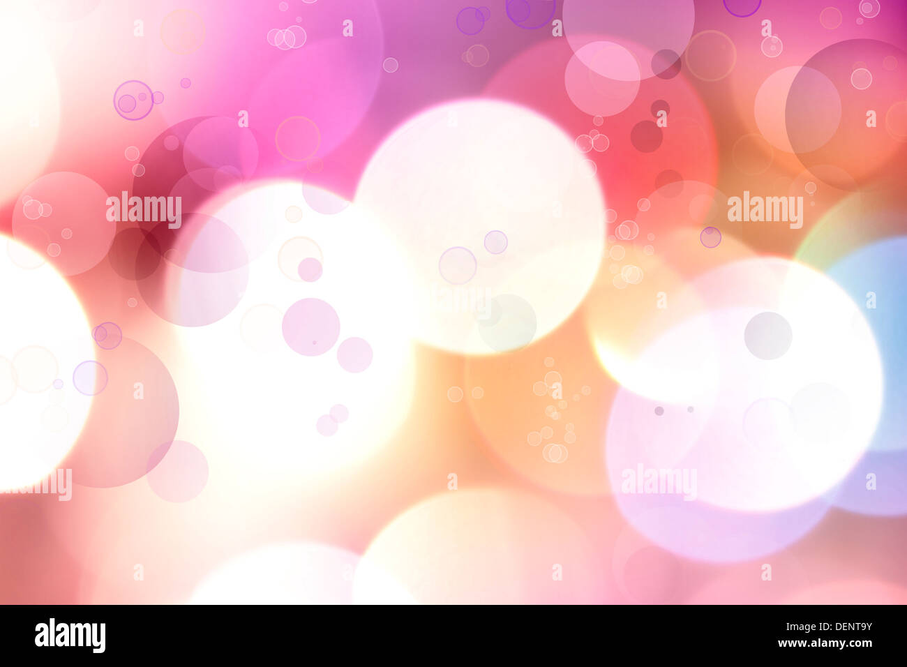 Bright circles of light abstract background Stock Photo - Alamy