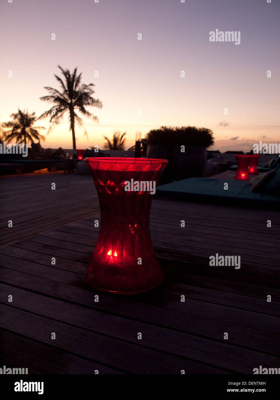 Luxury beach holiday honeymoon Maldives Stock Photo - Alamy