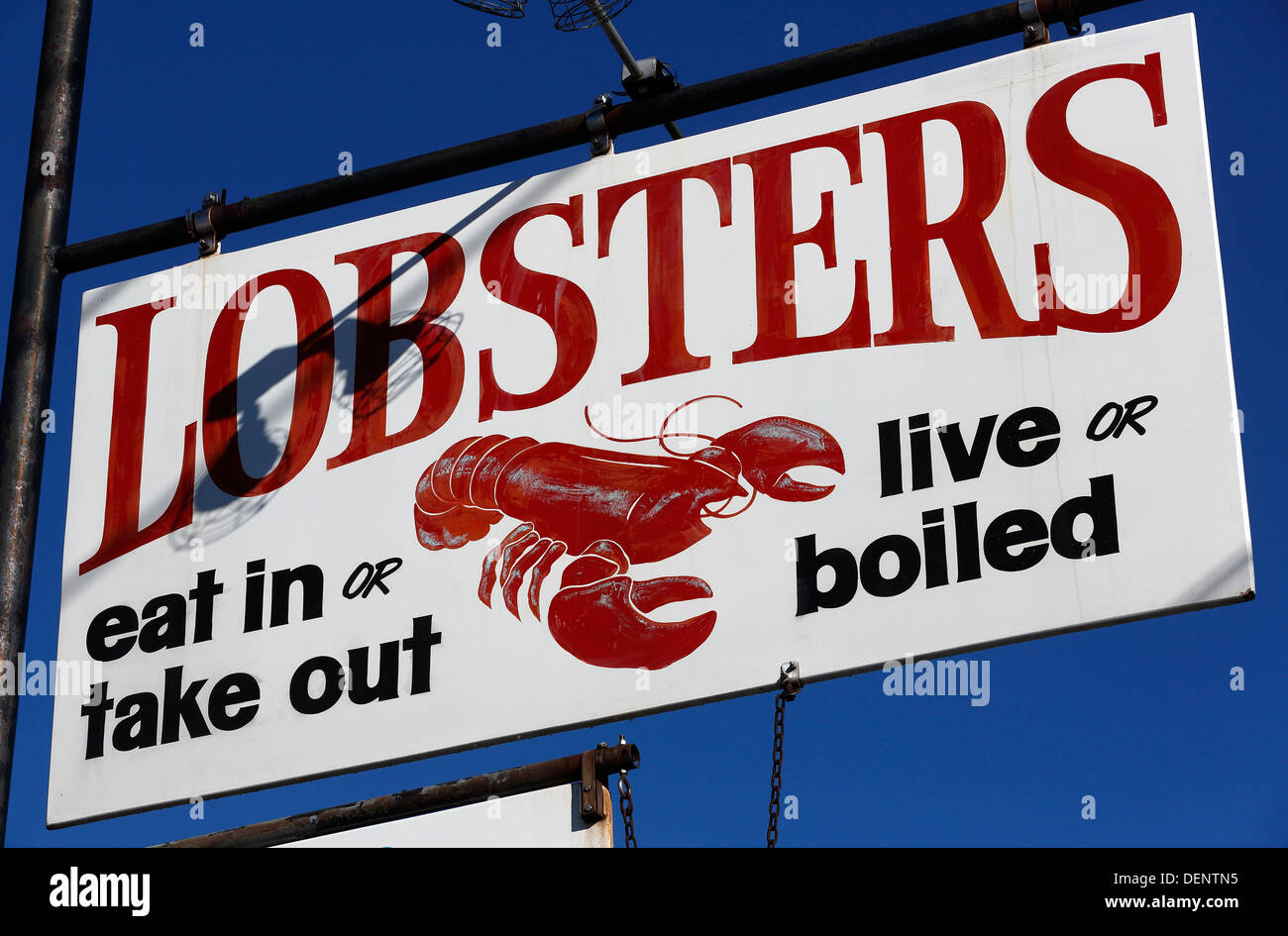 Lobsters sign hi-res stock photography and images - Alamy