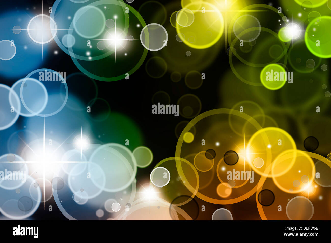 Bright circles of light abstract background Stock Photo - Alamy