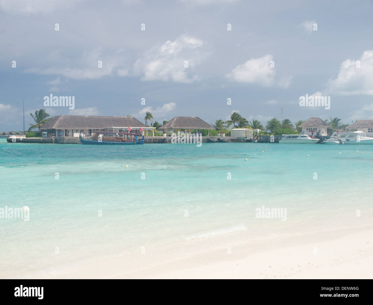 Luxury beach holiday honeymoon Maldives Stock Photo - Alamy