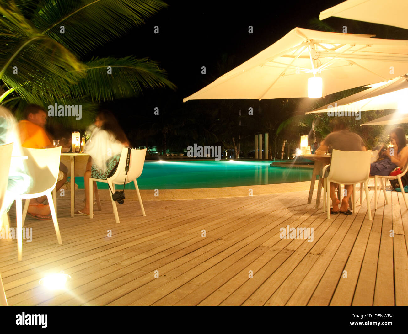 Luxury beach holiday honeymoon Maldives Stock Photo - Alamy