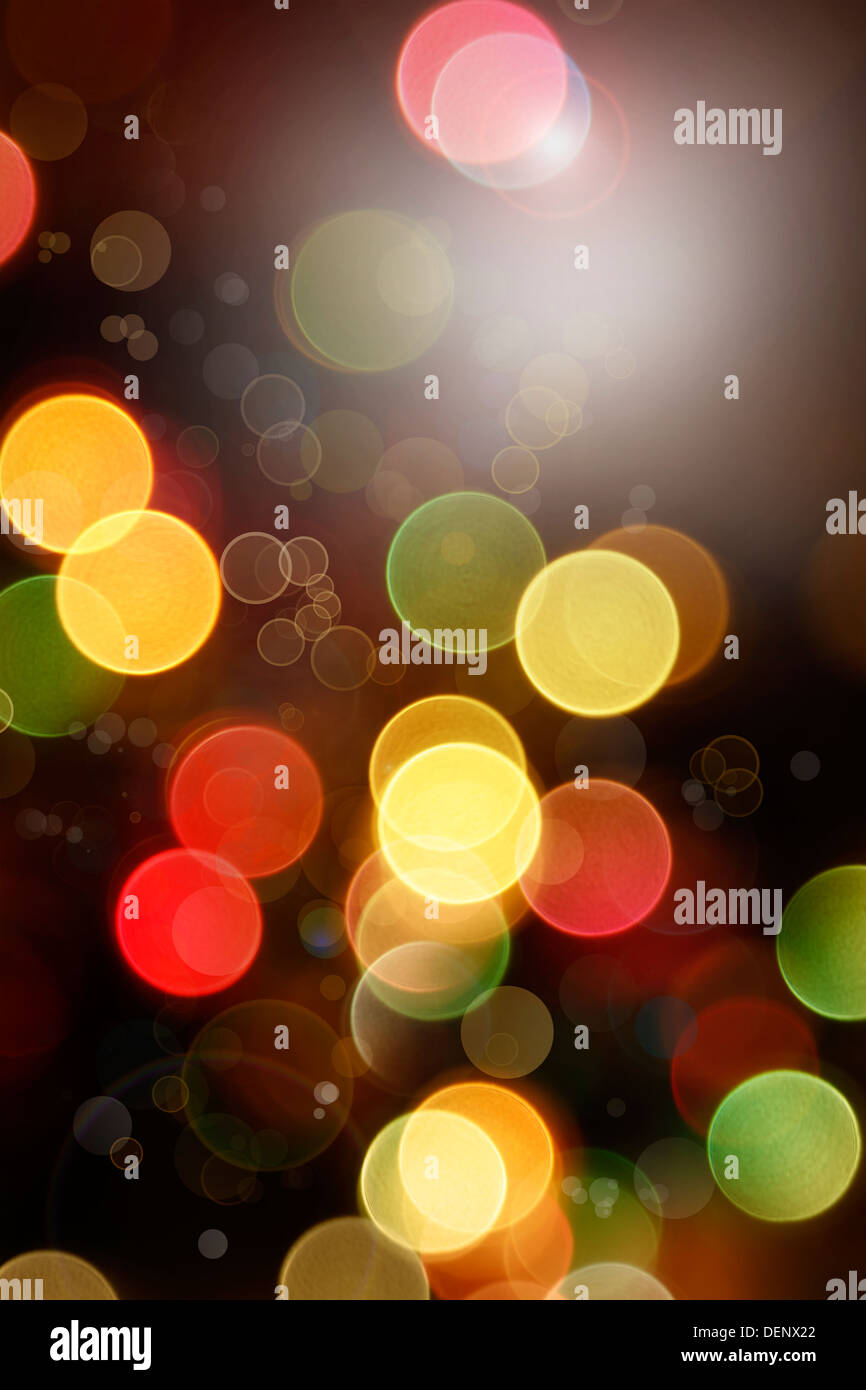 Bright circles of light abstract background Stock Photo - Alamy