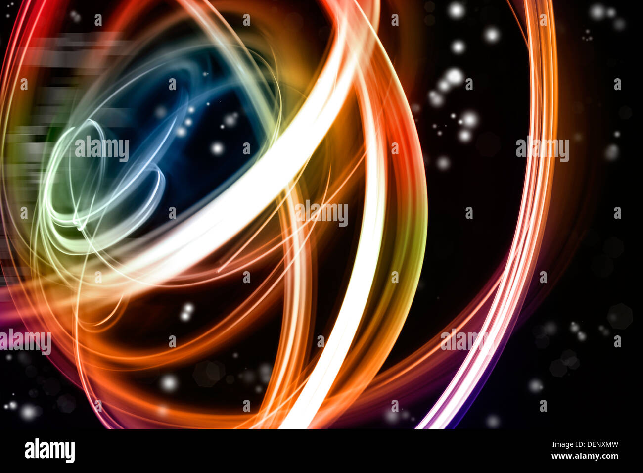 Swirly lines bright abstract background Stock Photo - Alamy