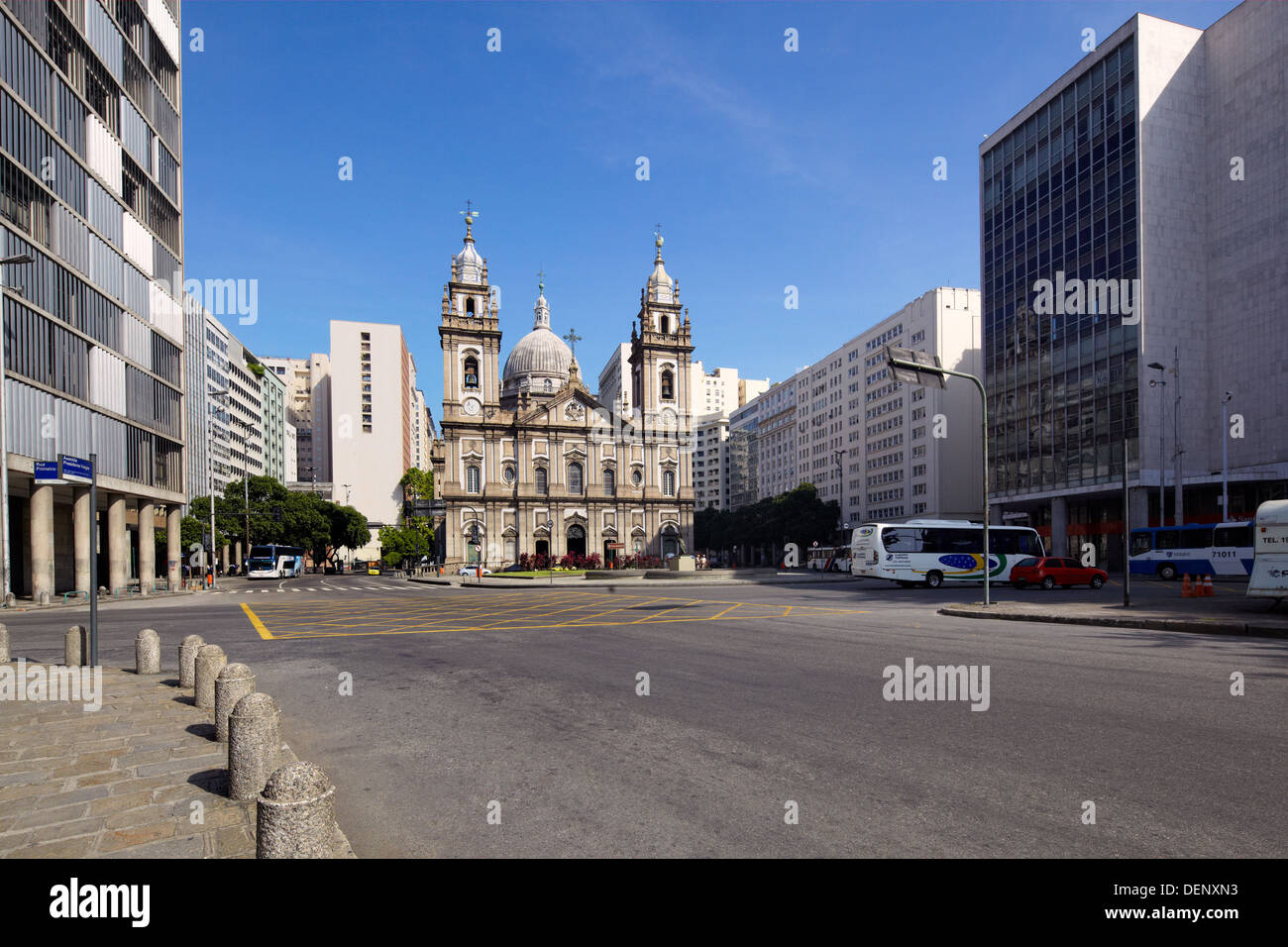 Igreja Candelaria, Rio de Janeiro, Brazil, South America Stock Photo ...