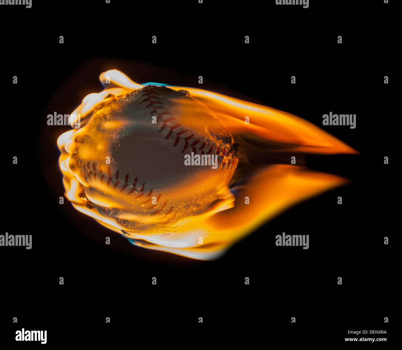 Baseball ball fire hi-res stock photography and images - Alamy