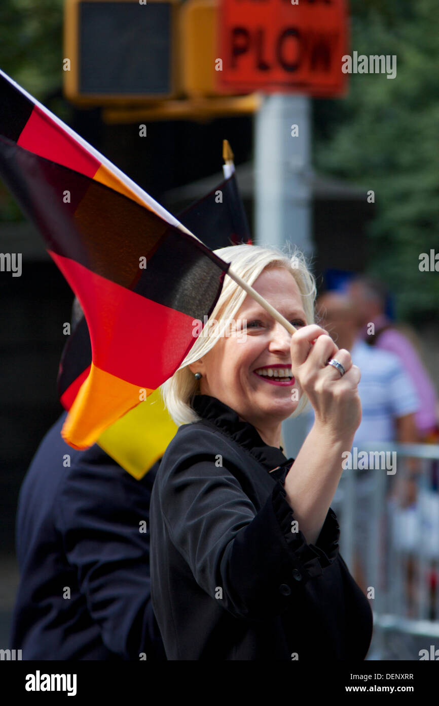 American immigrants flags hi-res stock photography and images - Alamy